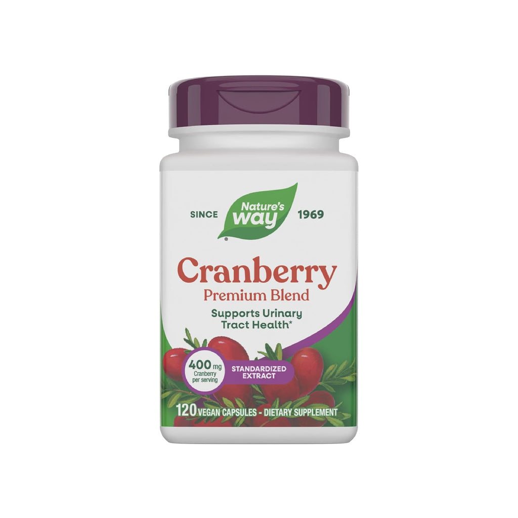 Nature's Way cranberry supplement capsules