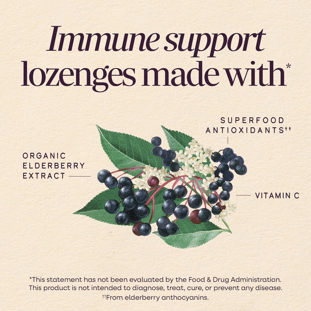 Nature's Way elderberry flavor lozenges