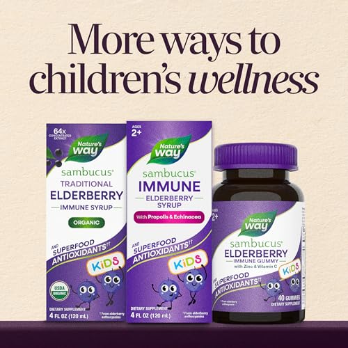 Nature's Way elderberry for kids' health