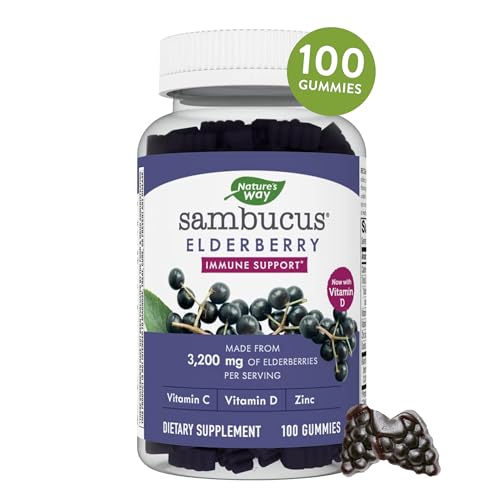 Nature's Way elderberry gummies 100 count