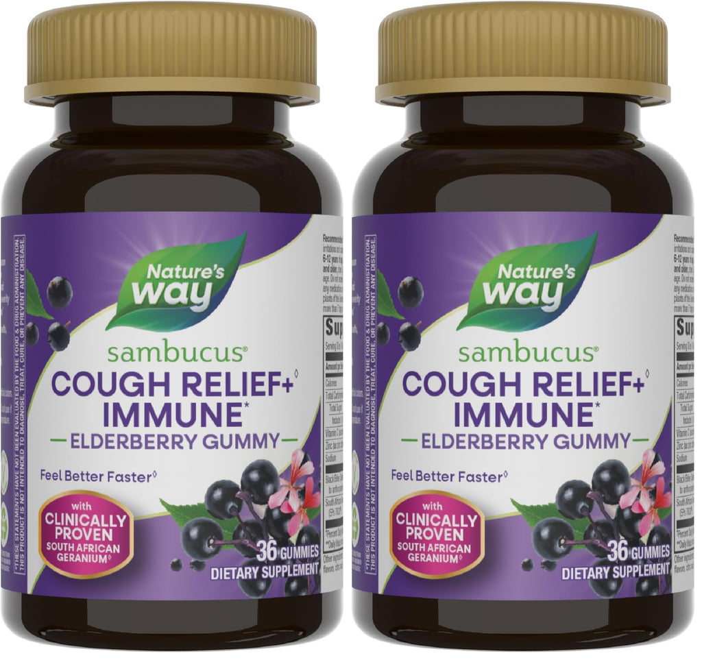 Nature's Way elderberry gummies for immunity