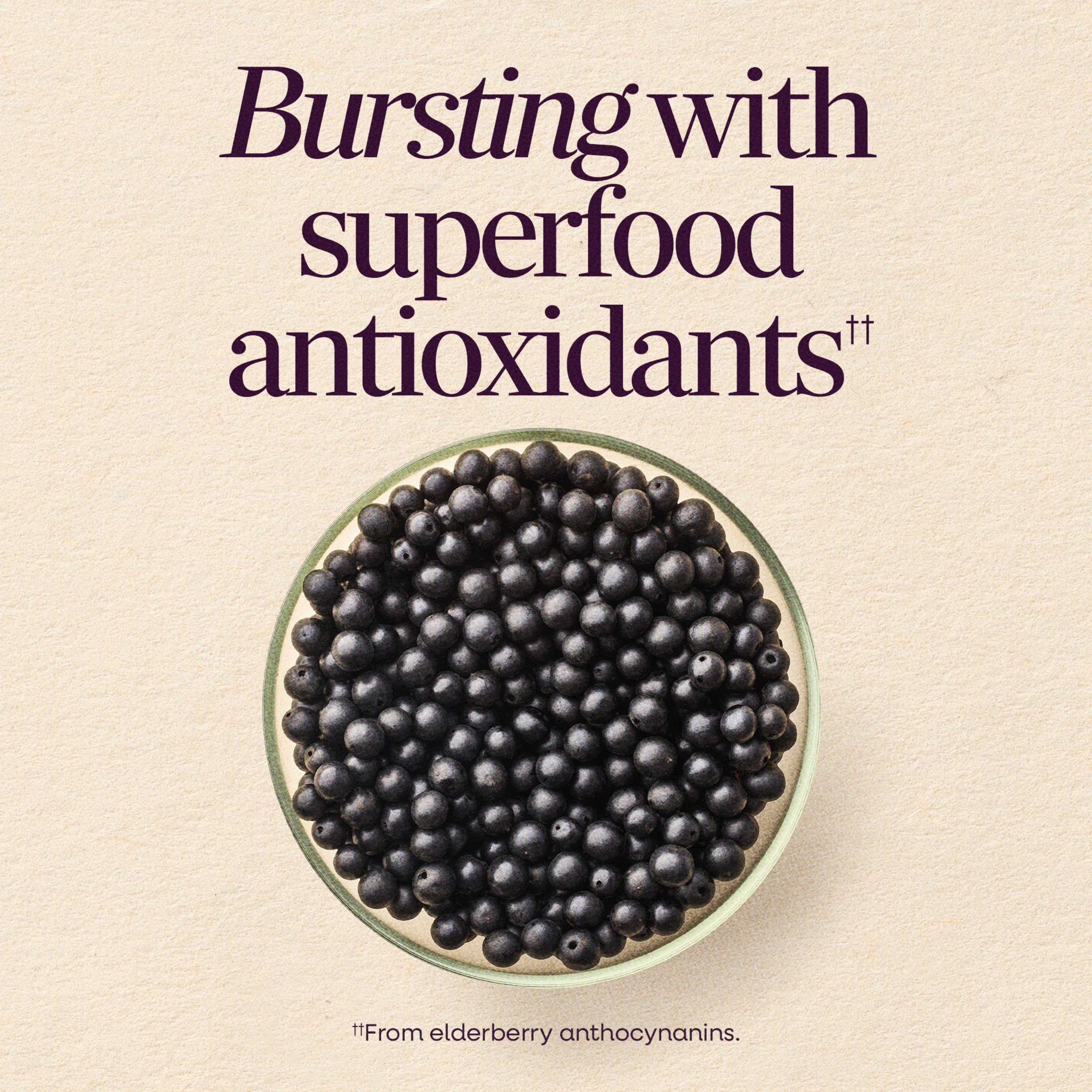 Nature's Way elderberry gummy benefits