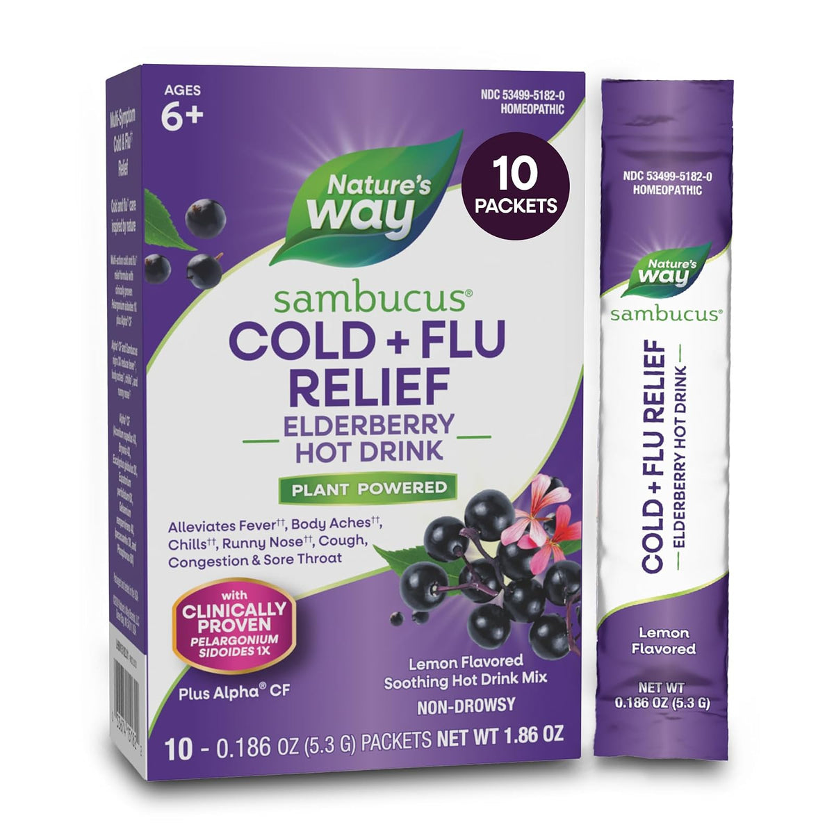 Nature's Way elderberry hot drink