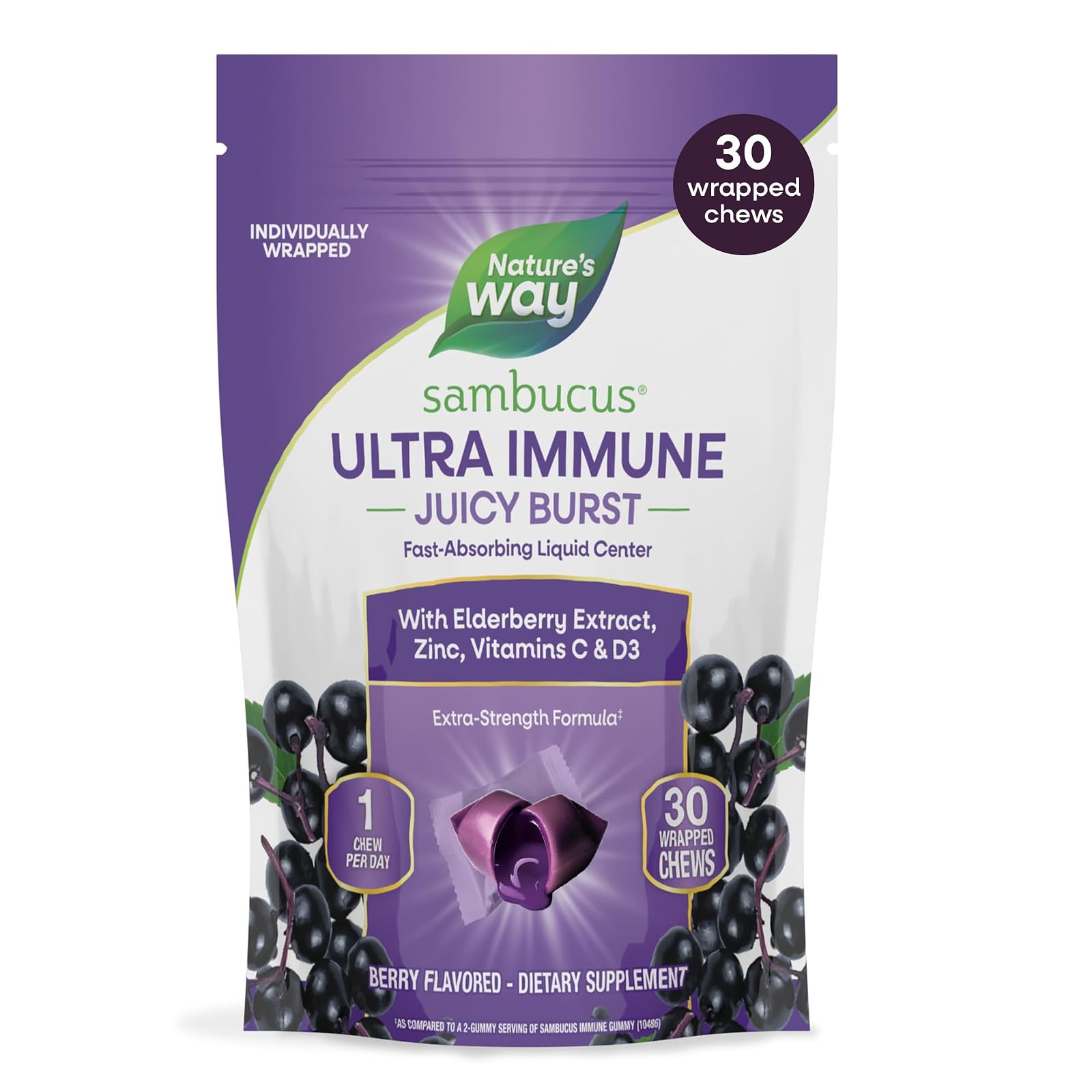 Nature's Way elderberry immune chews