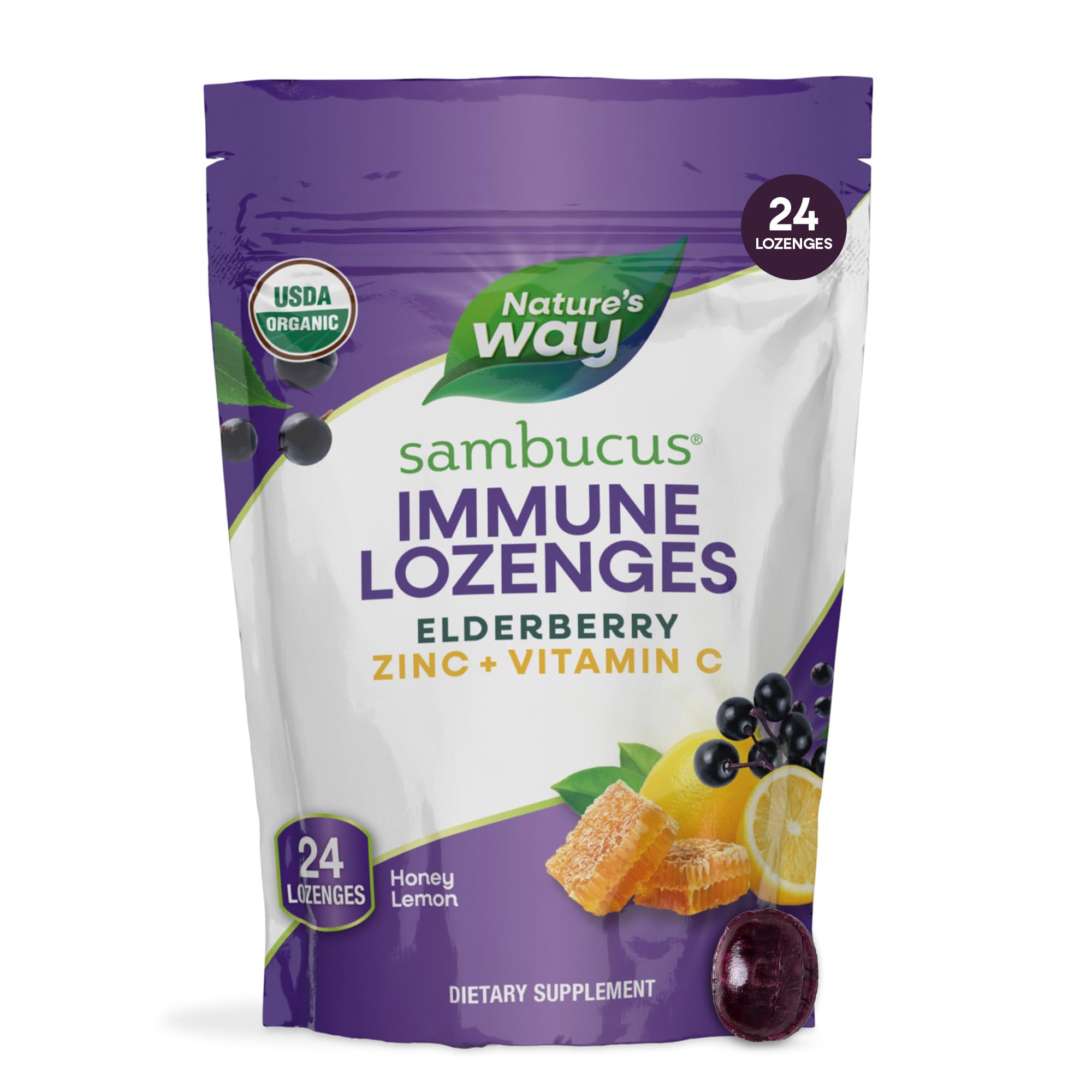 Nature's Way elderberry immune support lozenges