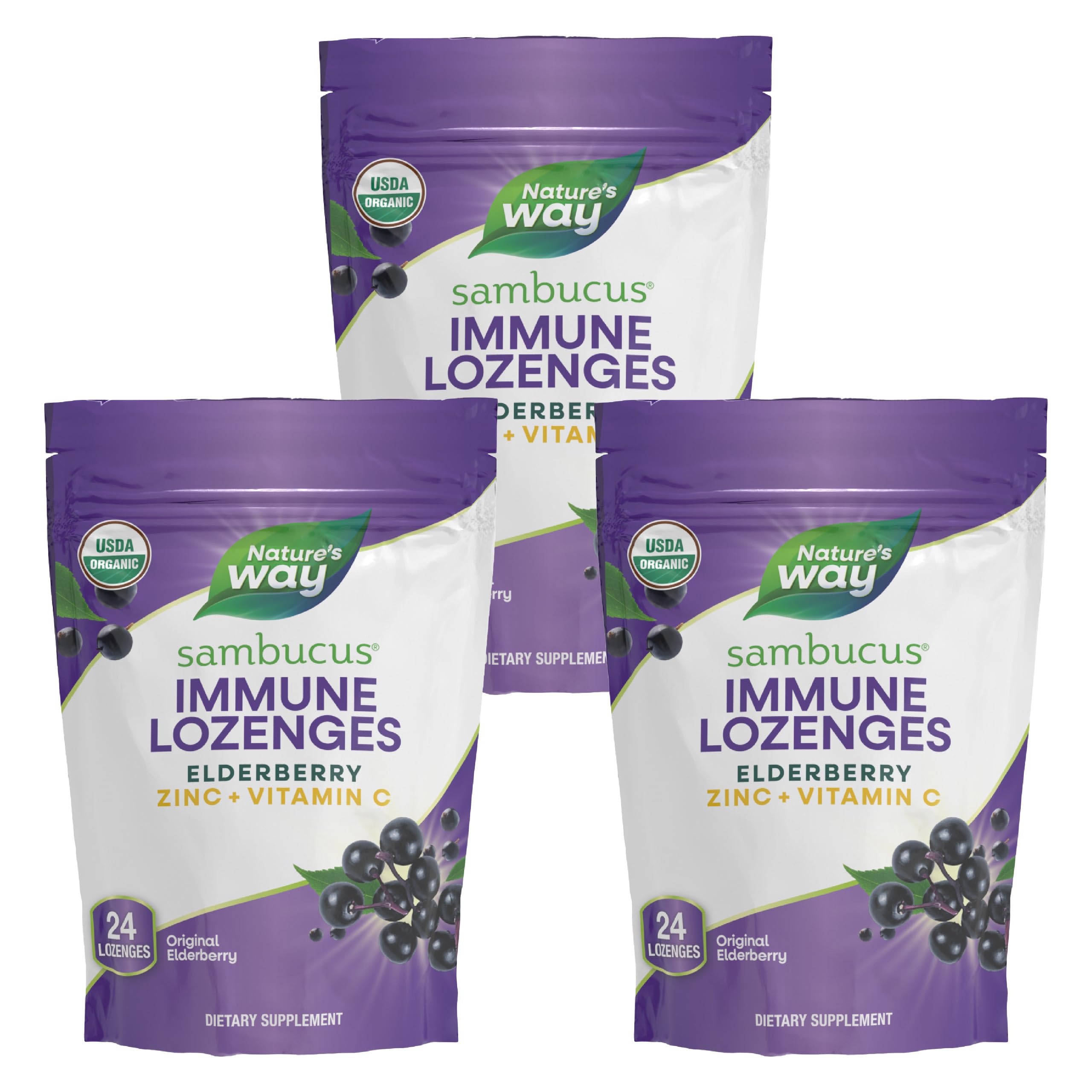 Nature's Way elderberry lozenges for immune support