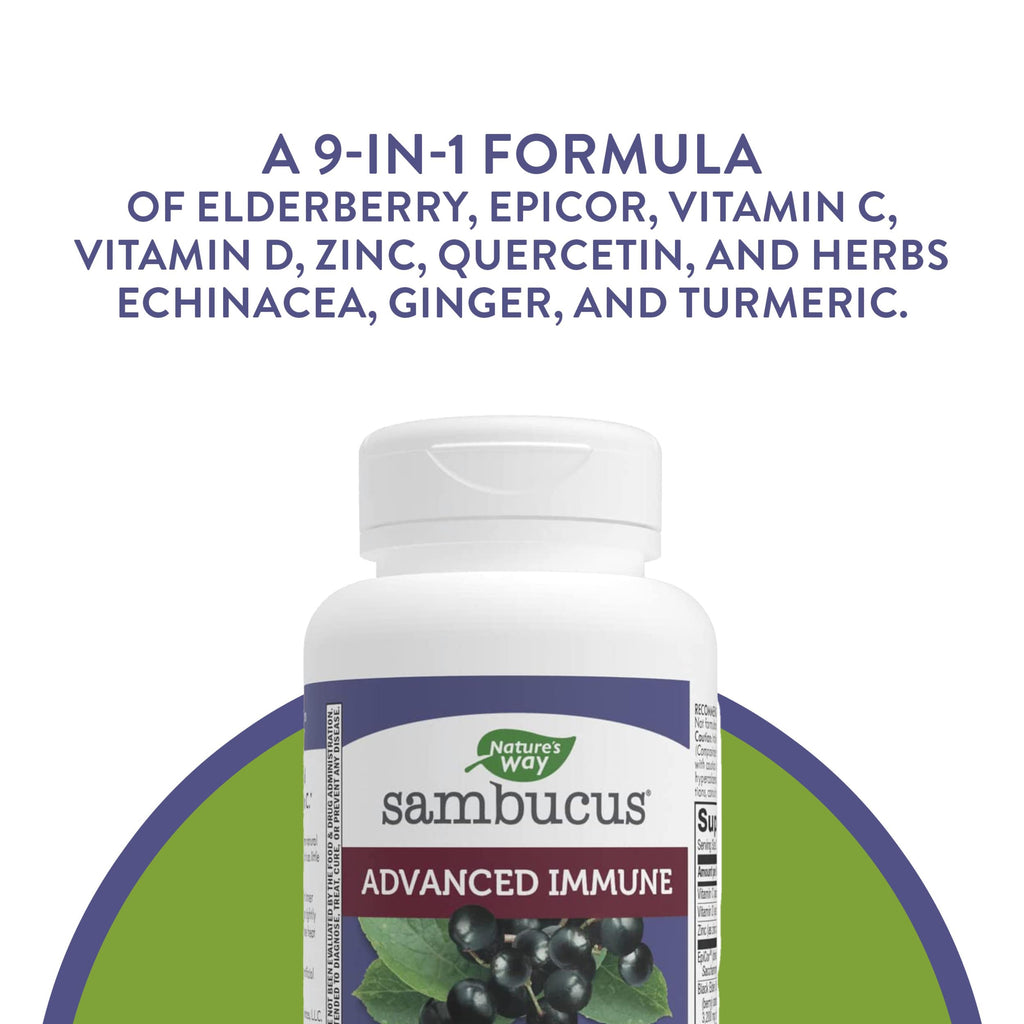Nature's Way elderberry supplement benefits
