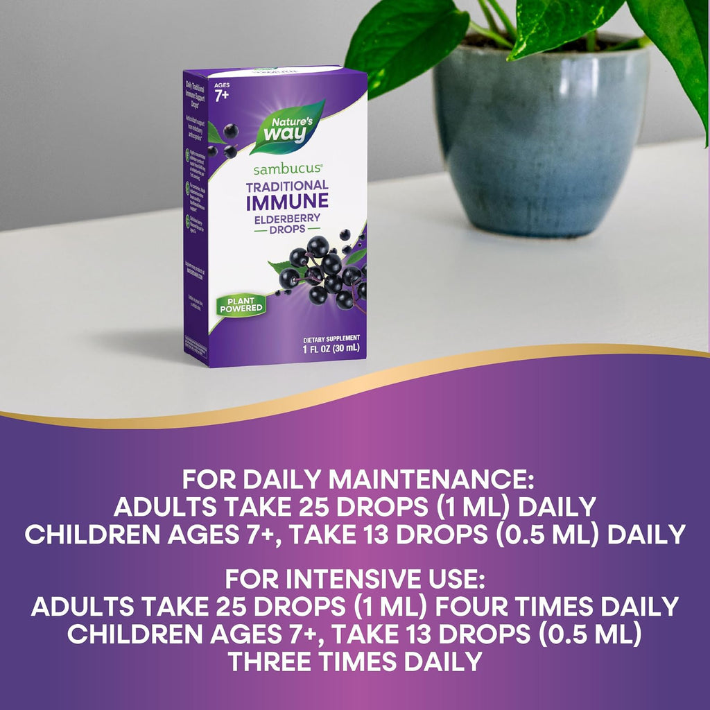 Nature's Way elderberry syrup for adults