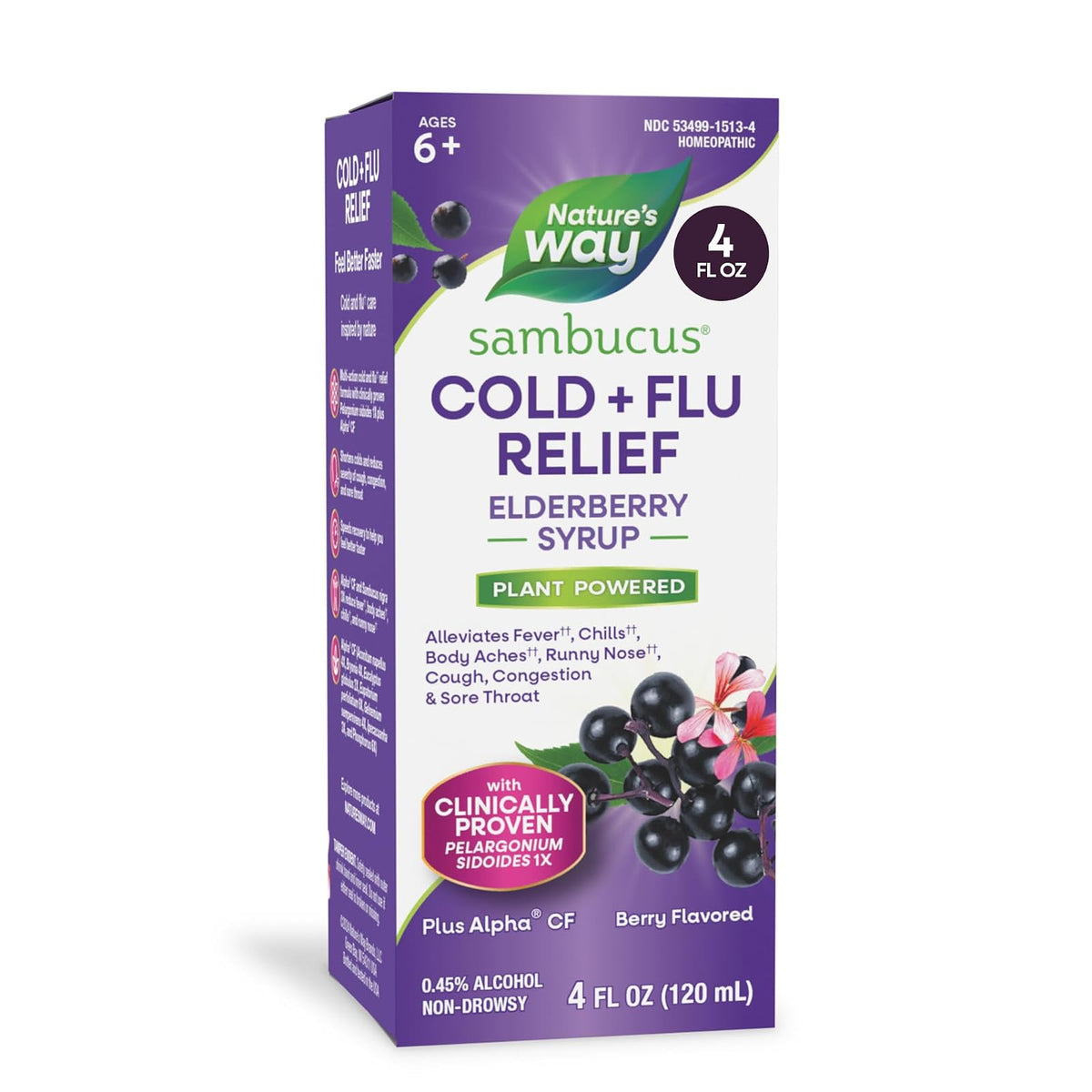 Nature's Way elderberry syrup for colds