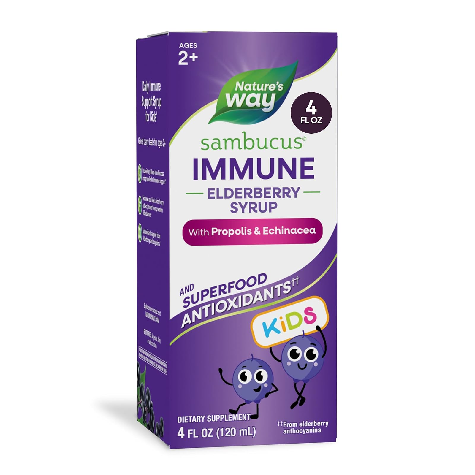 Nature's Way elderberry syrup for kids