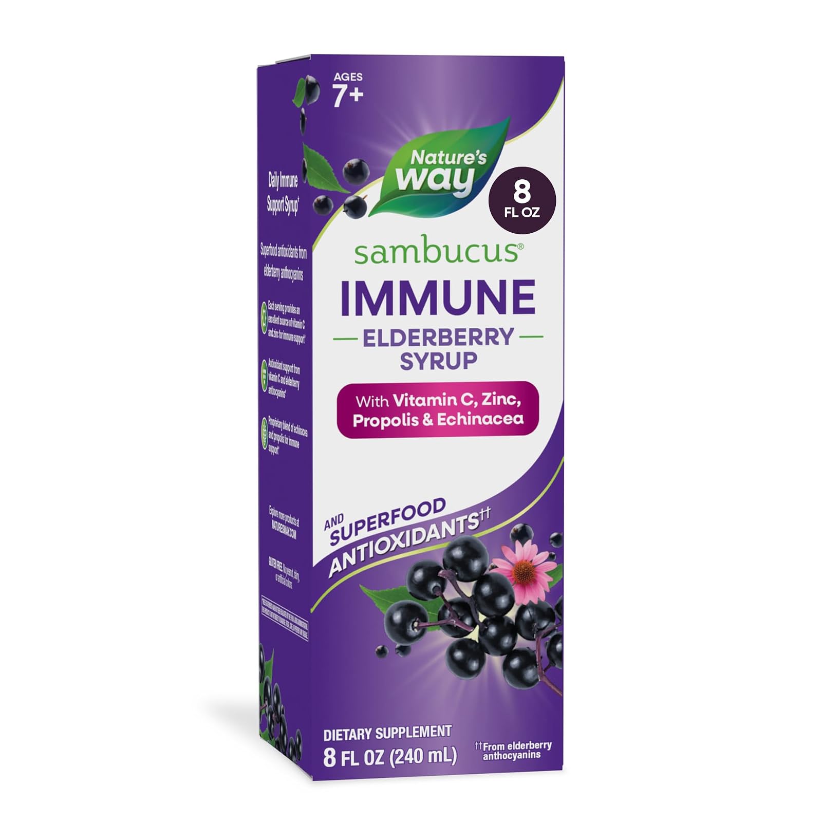 Nature's Way elderberry syrup with vitamin C