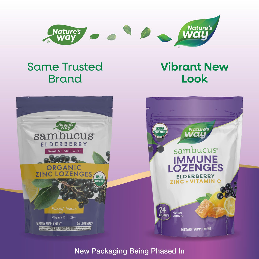 Nature's Way elderberry vitamin C lozenges