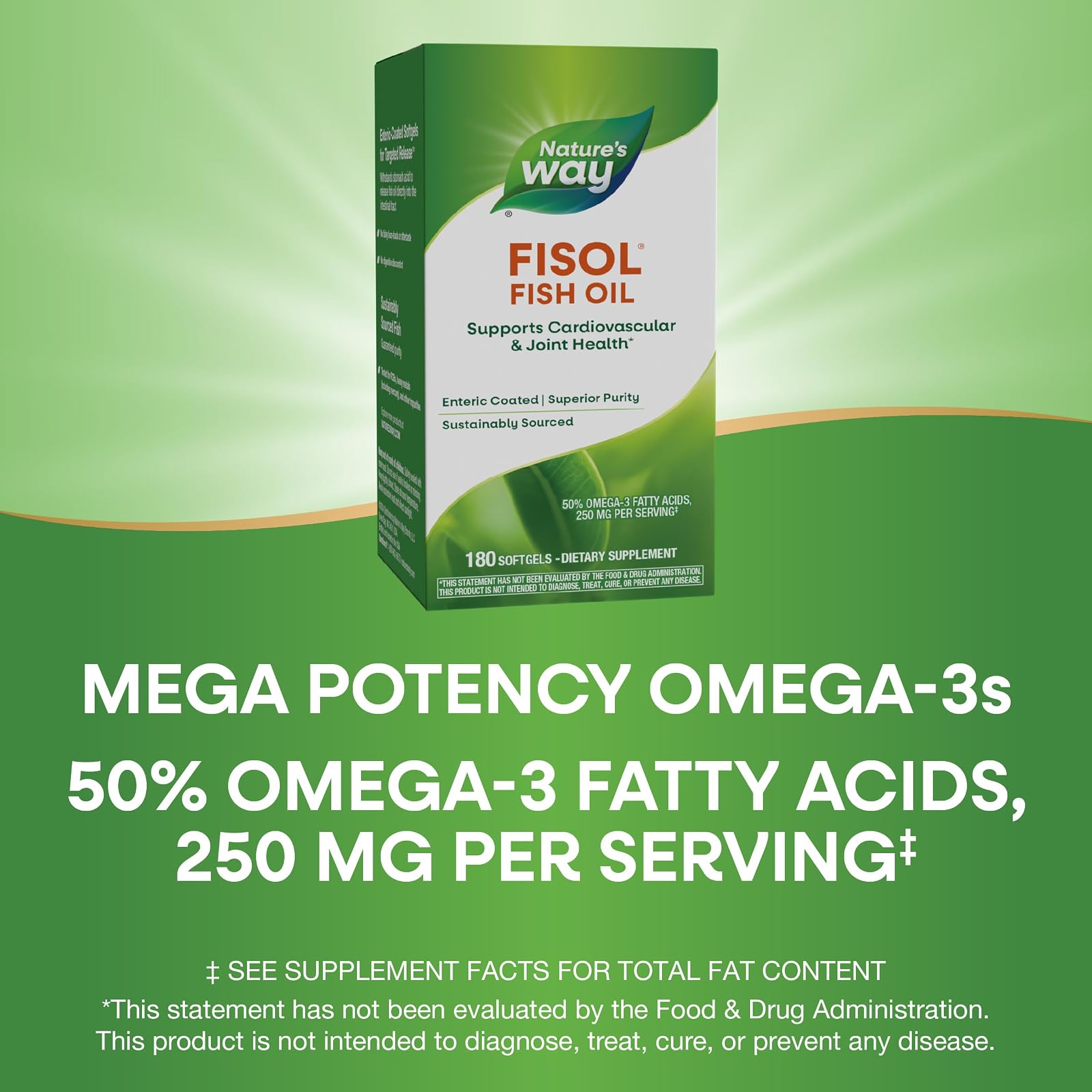 Nature's Way fish oil dosage