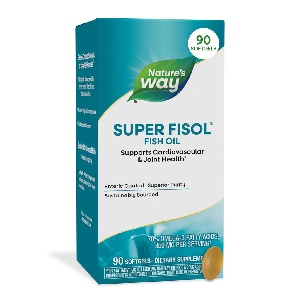 Nature's Way fish oil softgels