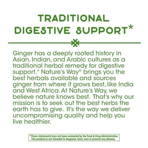 Nature's Way ginger for energy