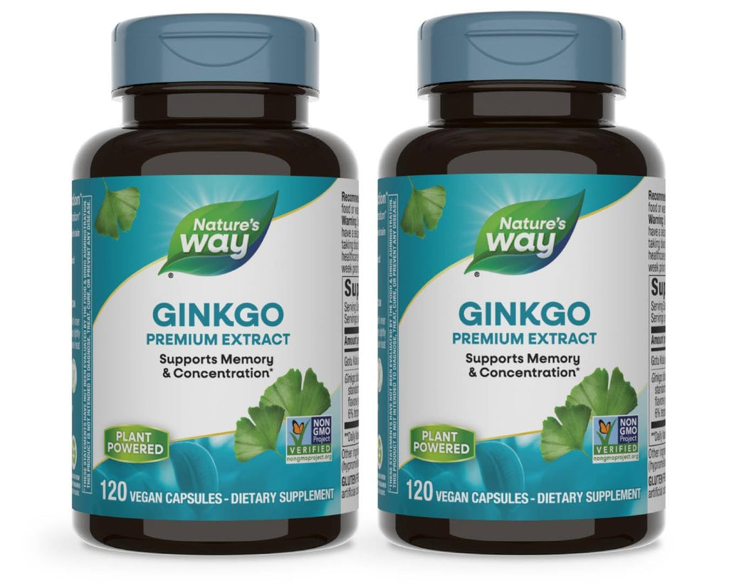 Nature's Way ginkgo biloba capsules
