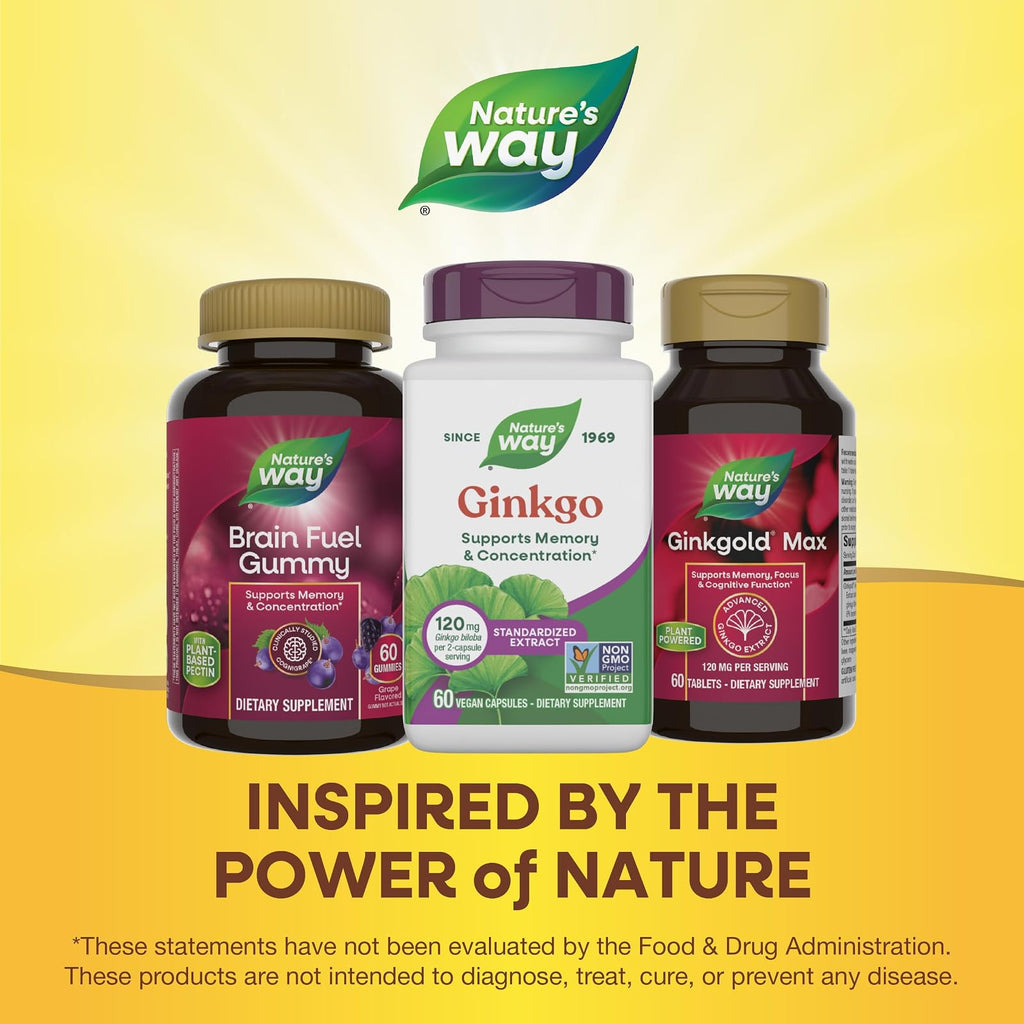 Nature's Way ginkgo biloba herbal remedy