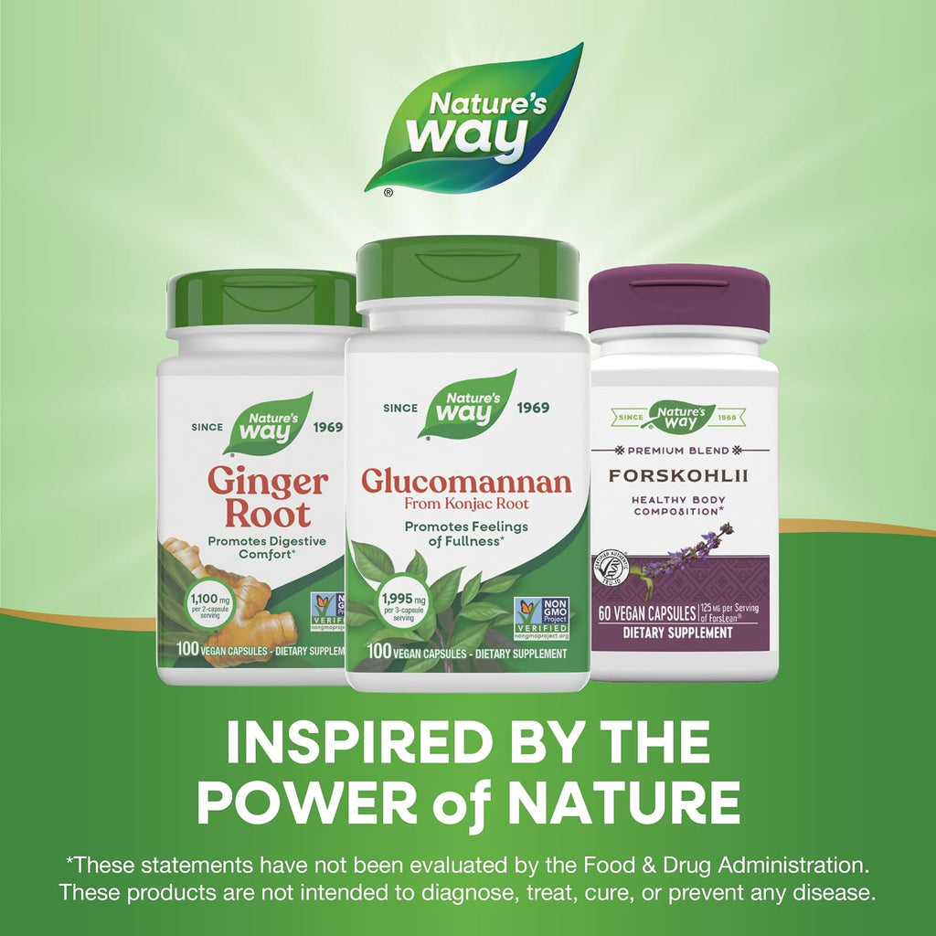 Nature's Way Glucomannan for cholesterol support