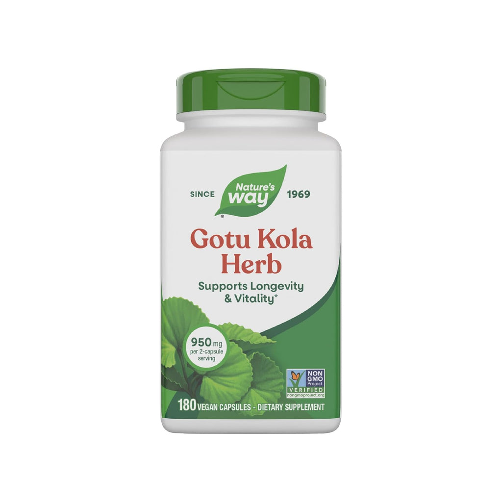 Nature's Way Gotu Kola capsules for wellness