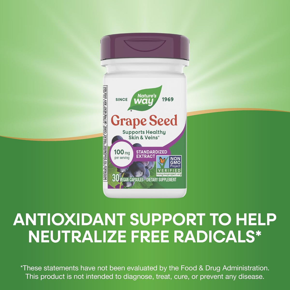 Nature's Way grape seed extract dosage