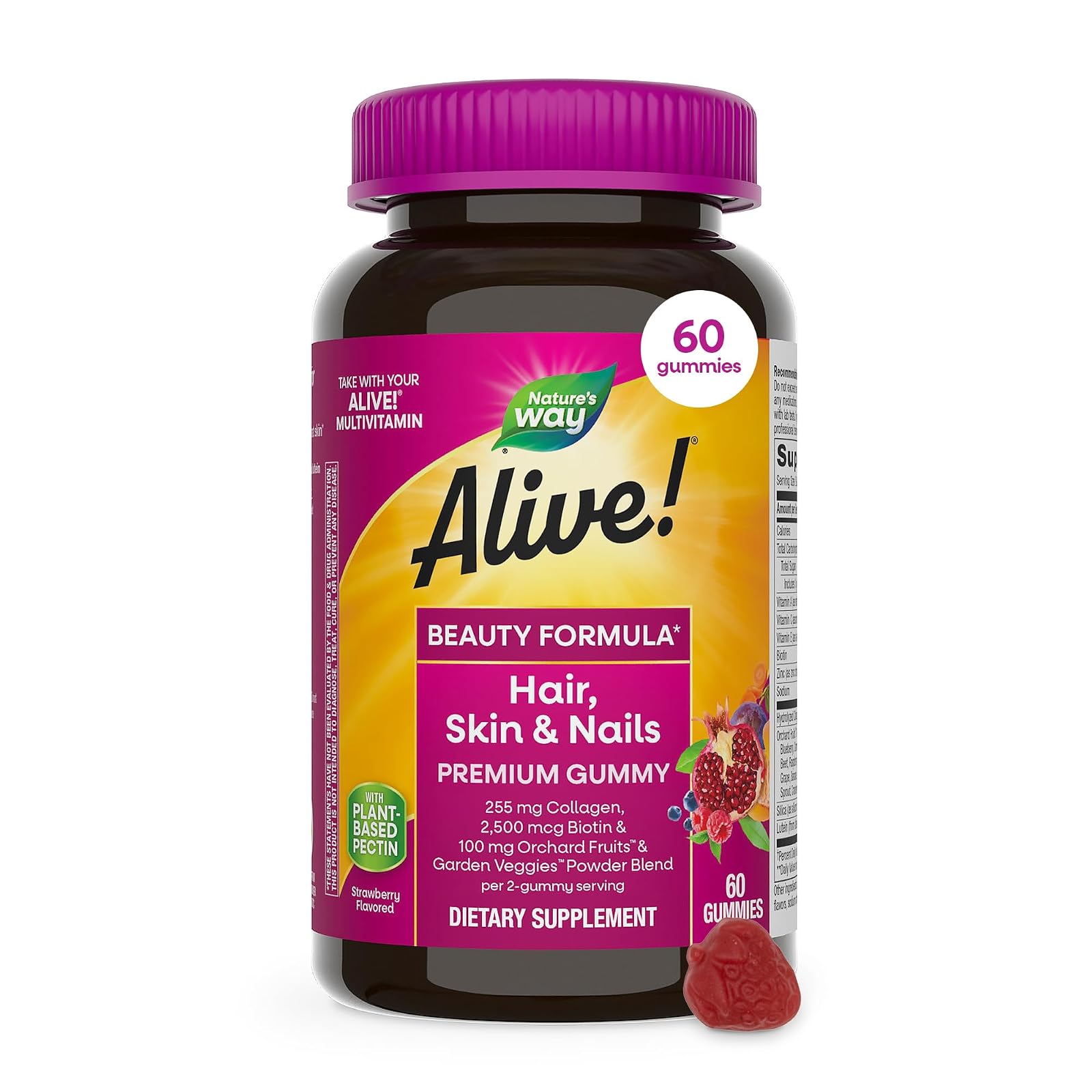 Nature's Way hair skin & nails gummies
