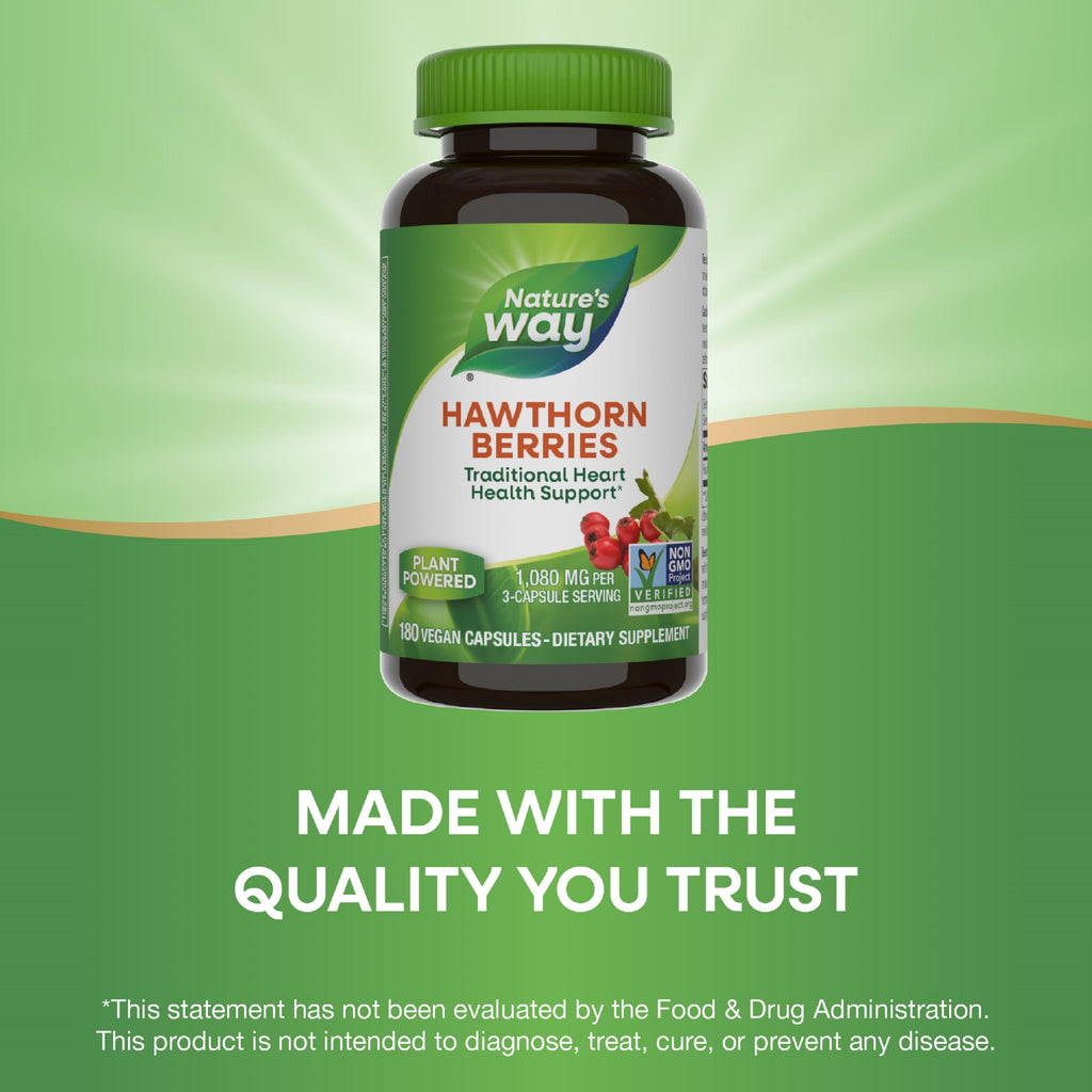 Nature's Way hawthorn for vitality