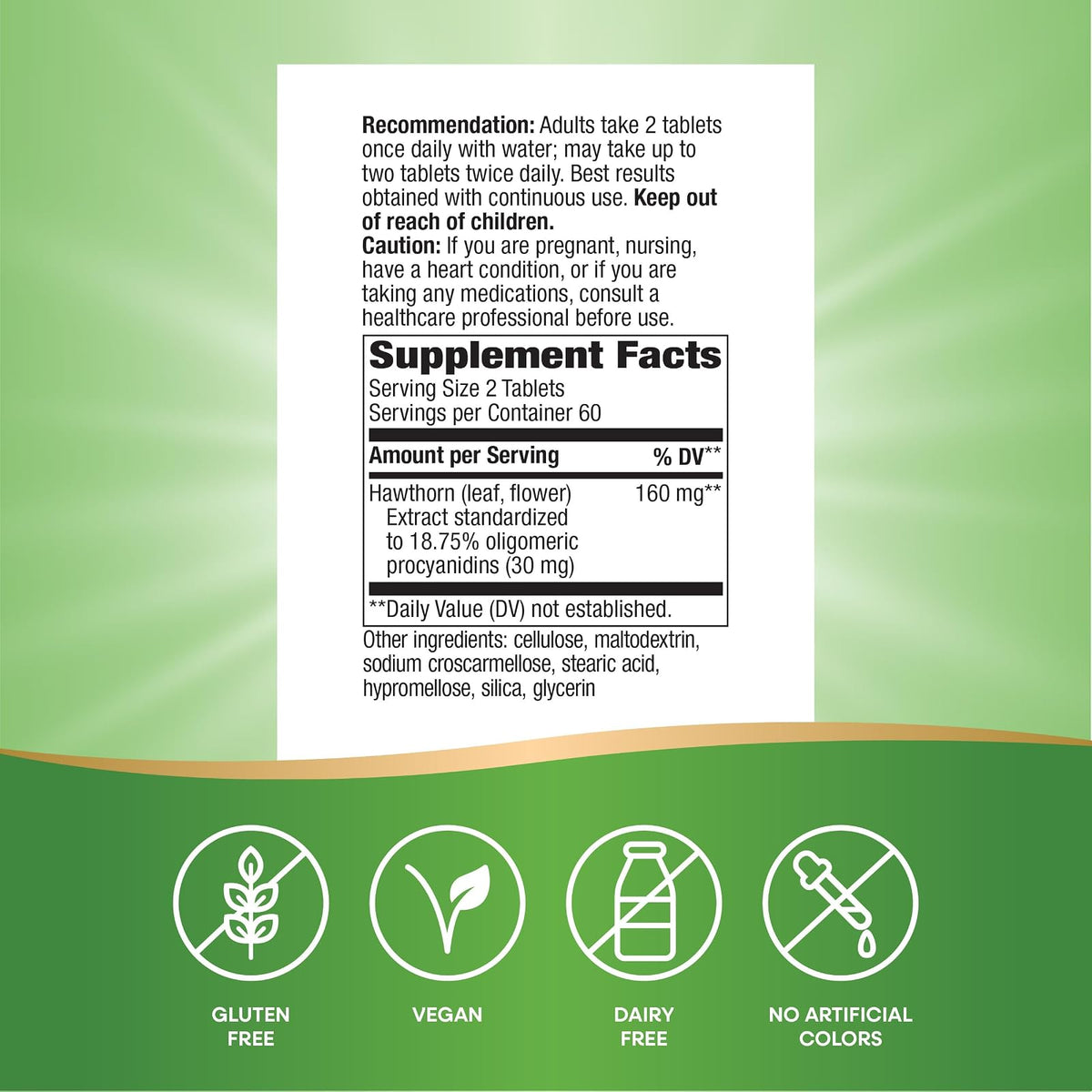 Nature's Way heart supplement for energy