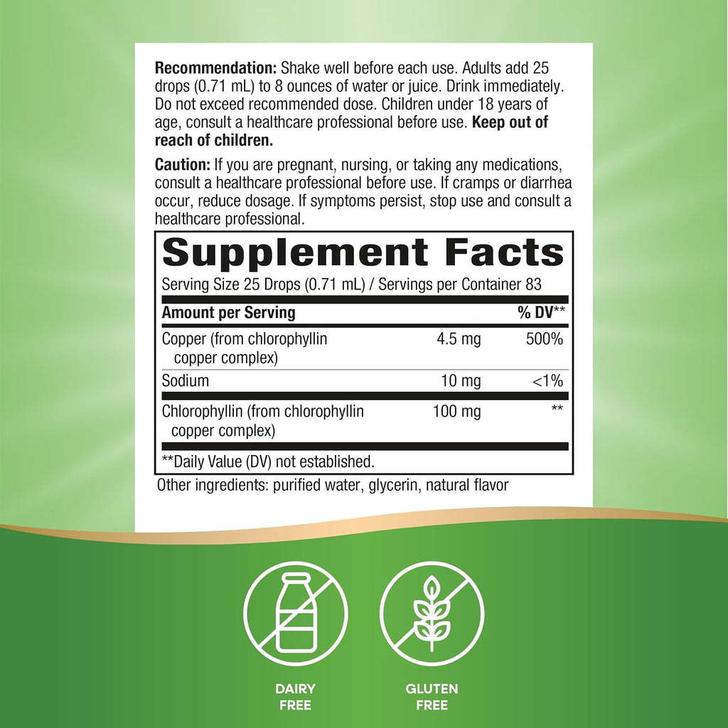 Nature's Way herbal chlorophyll energy boost