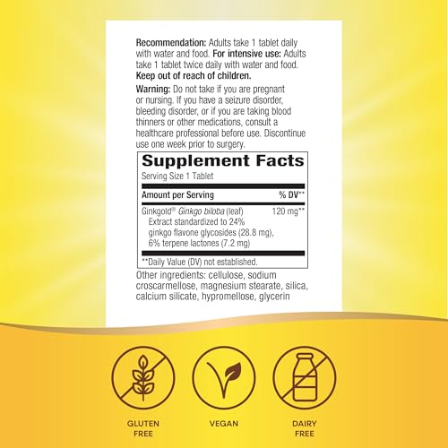 Nature's Way herbal ginkgo biloba
