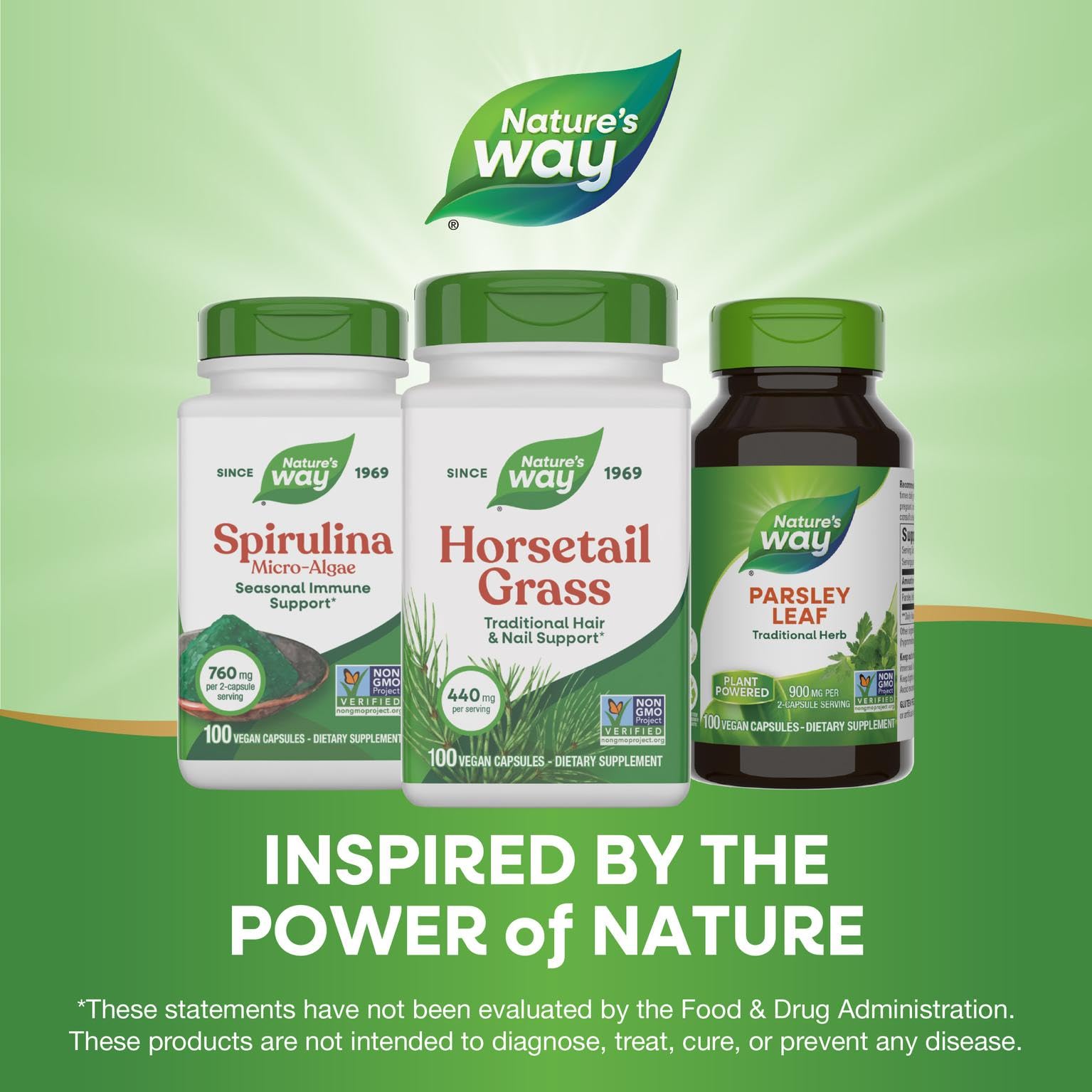 Nature's Way horsetail for vibrant hair