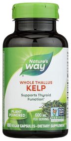 Nature's Way kelp iodine capsules