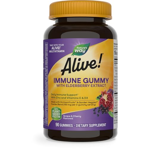 Nature's Way kids vitamins elderberry gummies