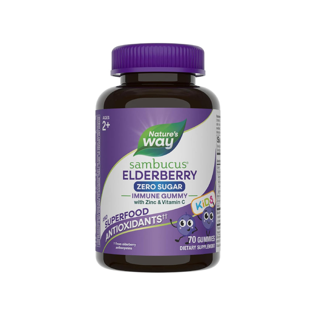 Nature's Way kids vitamins elderberry gummies