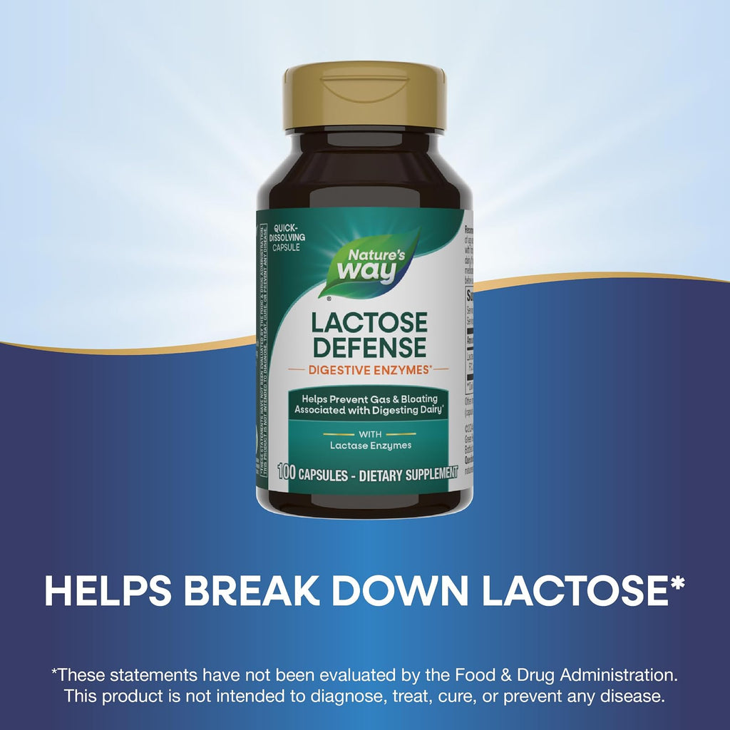 Nature's Way lactose defense for better digestion
