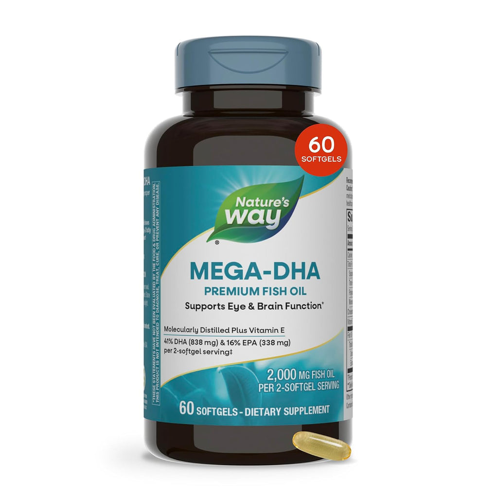 Nature's Way Mega-DHA fish oil benefits