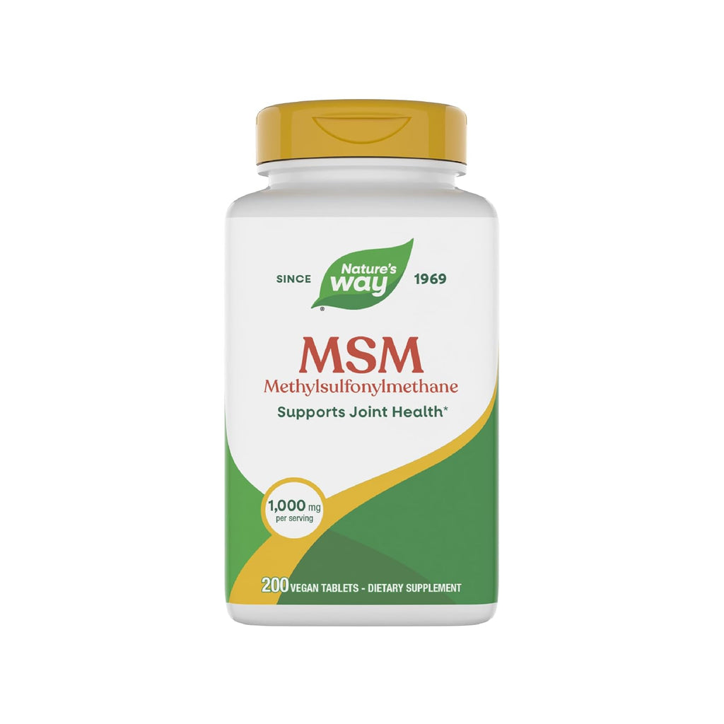 Nature's Way MSM joint support tablets