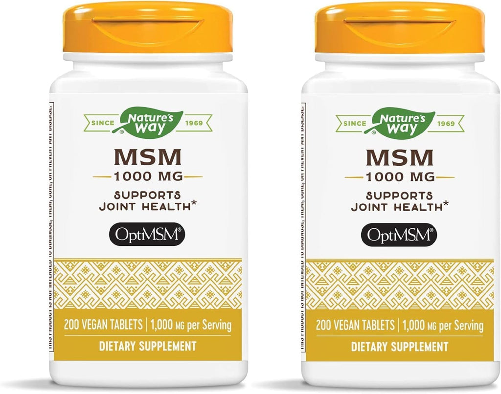 Nature's Way MSM joint support tablets
