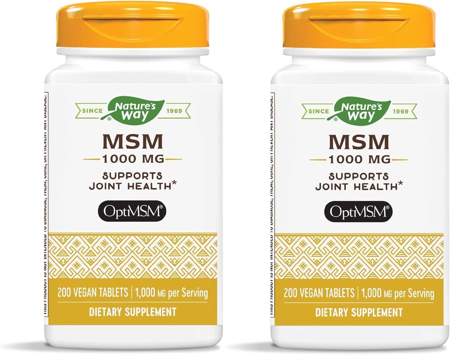 Nature's Way MSM joint support tablets