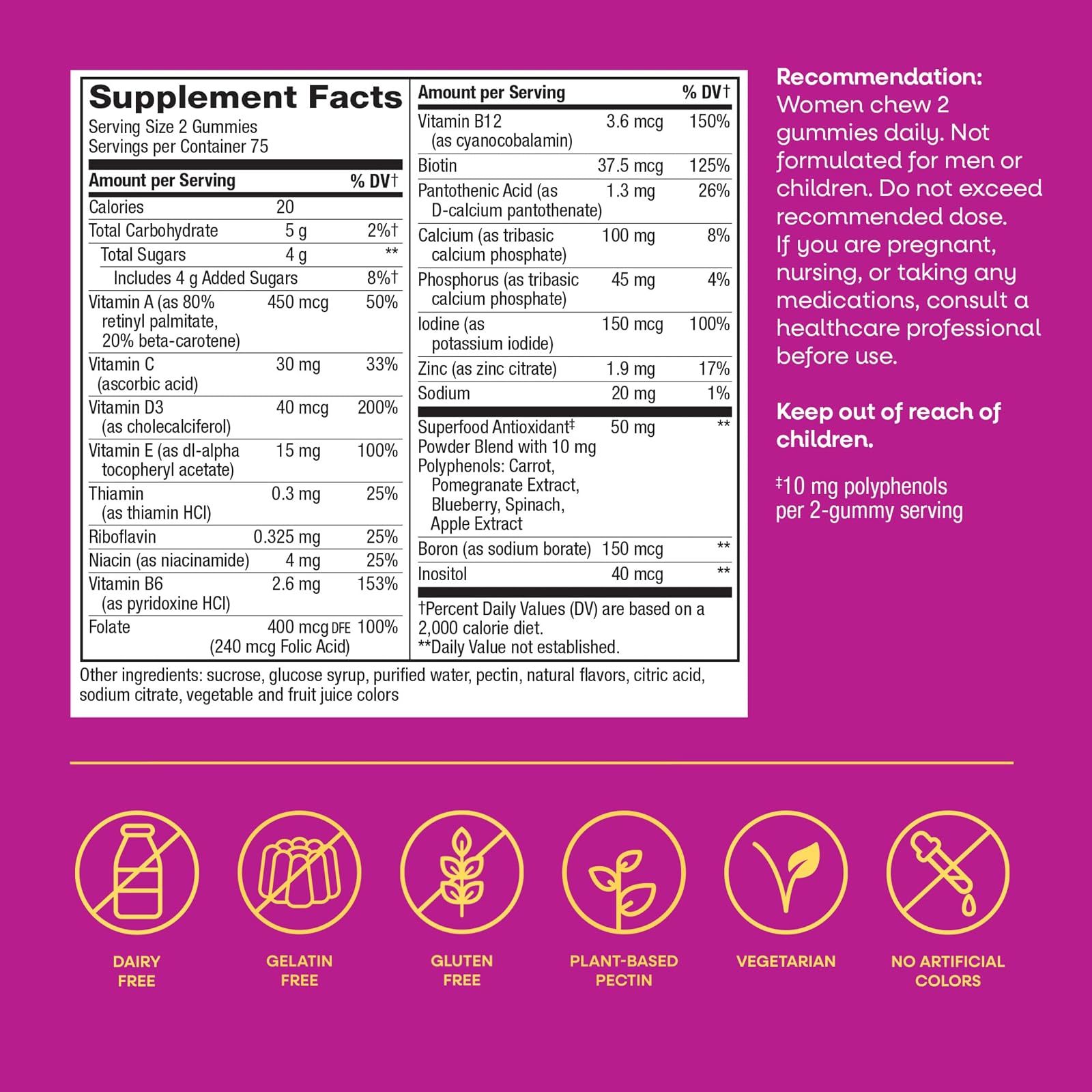 Nature's Way multivitamin for active lifestyles