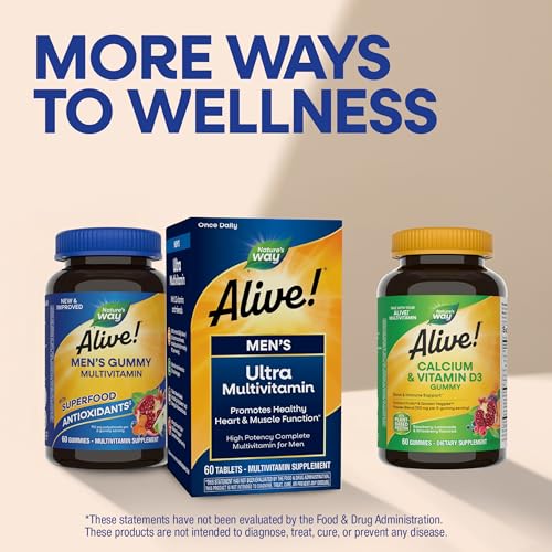 Nature’s Way multivitamin for men’s vitality