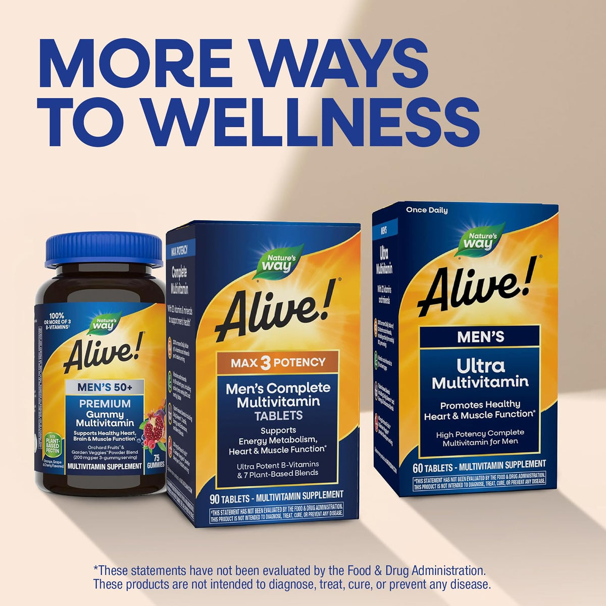 Nature's Way multivitamin for overall wellness