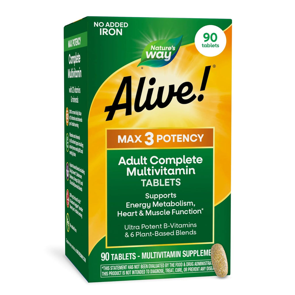 Nature's Way multivitamins for daily health