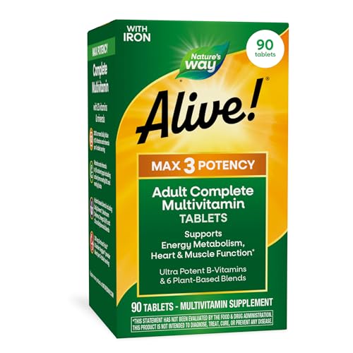 Nature's Way multivitamins for energy