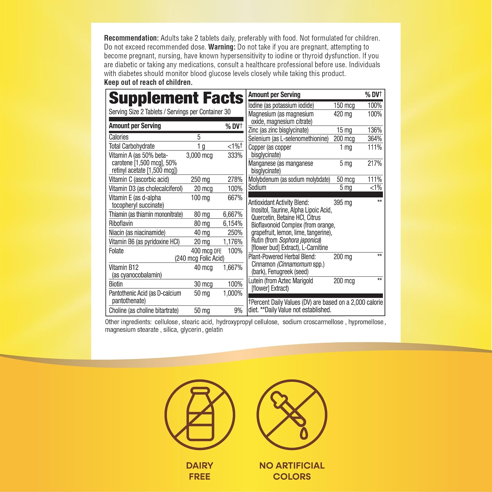 Nature's Way multivitamins for kids