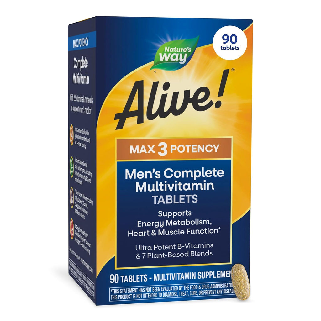 Nature's Way multivitamins for men