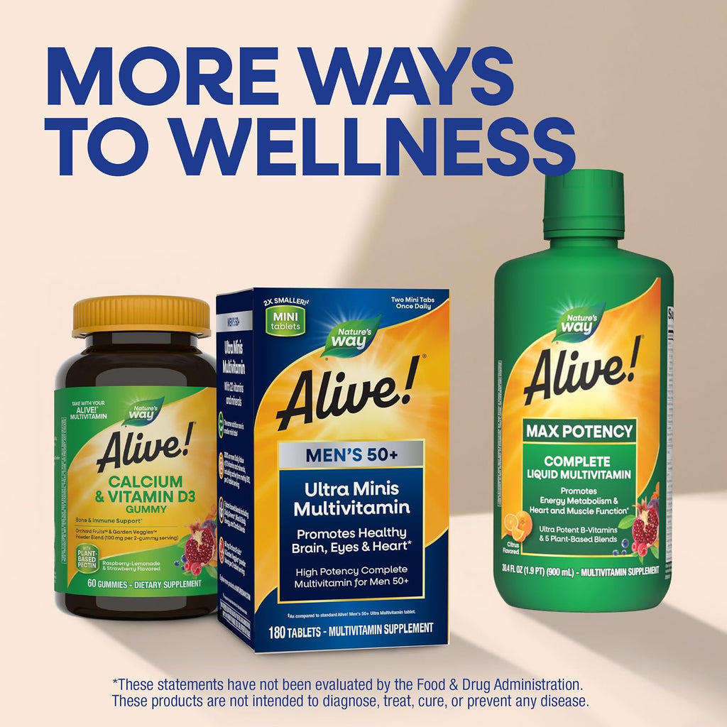 Nature's Way multivitamins for optimal wellness