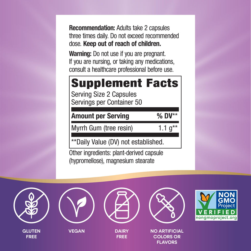 Nature's Way myrrh gum for vitality