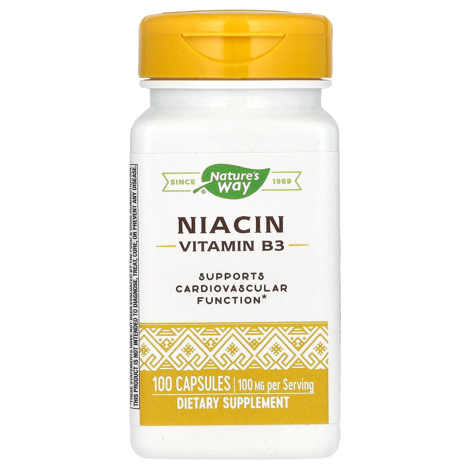 Nature's Way Niacin 100 mg capsules