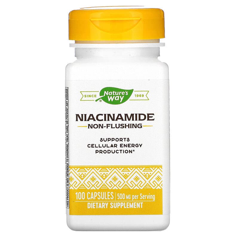 Nature's Way Niacinamide 500 mg capsules