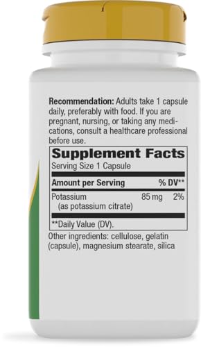 Nature's Way potassium for heart health